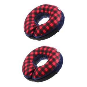 besportble 2pcs elizabeth adjustable pet puppy surgery supply dog pet pet neck pillow cat accessory cat recovery supply cat pvc spine collars