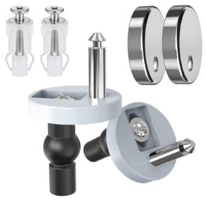 toilet seat hinge bolts kit quick release top hinge fixings expanding rubber toilet seat replacement parts for home bathroom 2 pcs