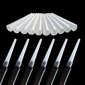 spray foam gun nozzle，spraying foam gun accessories，reusable sealed small nozzles，replacement expansion tool supplies for construction use（16 pieces of white transparent packaging）