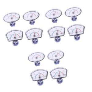 besportble 12 pcs pointer thermometer fish tank digital turtle tank aquarium water submersible water temperature meter aquarium marina lcd betta fish tank dial thermometer number abs tub