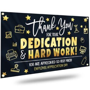 employee appreciation day banner backdrop decorations, we appreciate you banner administrative professional day decorations background wall decor