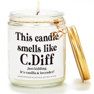 smell like c. diff candle - nurse gifts nurse candle gifts, funny nurse gifts nurse practitioner gifts, rn gifts for nurses scented candle nursing gifts for new nurses funny gifts for nurses women