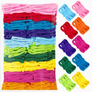 800 pcs loom loops potholder, diy arts and crafts for kids and adults, potholder loom knitting loops weaving flexible loom kit loops elastic ideal gifts for girls ages 5 6 7 8-12 13 crafts supplies