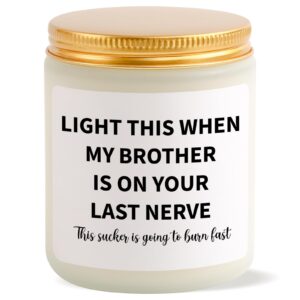 sister in law gifts, sister in law mother's day gifts, happy birthday gifts for sister in law, funny christmas valentines wedding gifts for sister in law, future sister in law-lavender scented candle