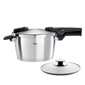 fissler vitaquick premium pressure cooker set, 4.8 quart and glass lid