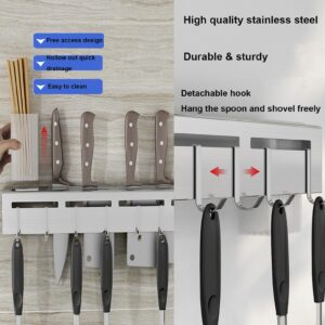 Generic Knife Holder, Stainless Steel Knife Holder, Suitable for families, hotels, restaurants, offices, White