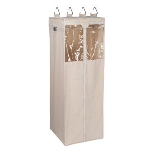 household essentials, natural cedarline hanging wardrobe, heavy-duty cotton canvas, breathable, versatile