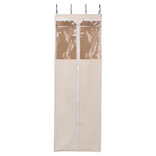 Household Essentials, Natural Cedarline Hanging Wardrobe, Heavy-Duty Cotton Canvas, Breathable, Versatile