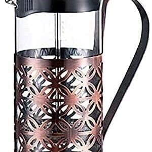 PLYLAY Coffee Press Coffee Maker Stovetop Espresso Machine Coffee Pot Moka Pot And Stainless Steel Tea Maker,Three-layer Filter Design, Detachable Filter,Hand Coffee Maker, 20240309