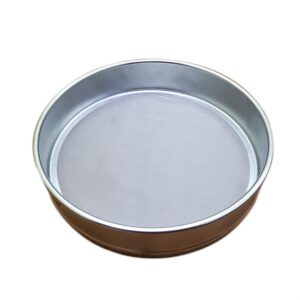 integrated lab test sieve diameter 20cm stainless metal wire mesh filter strainer various mesh count (mesh count 12)