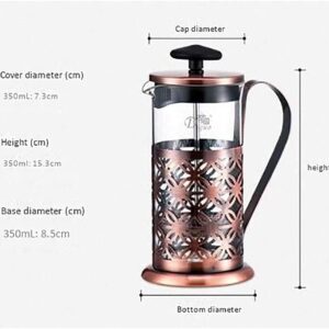 PLYLAY Coffee Press Coffee Maker Stovetop Espresso Machine Coffee Pot Moka Pot And Stainless Steel Tea Maker,Three-layer Filter Design, Detachable Filter,Hand Coffee Maker, 20240309