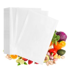 vacuum sealer bags for food saver, 100 quart 4" x 6" commercial grade precut bag, food vac bags for storage, meal prep or sous vide