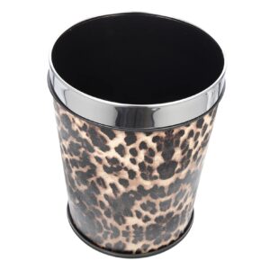 cabilock bathroom trash can home decor rustic decorations leopard large plastic container simple human trash can