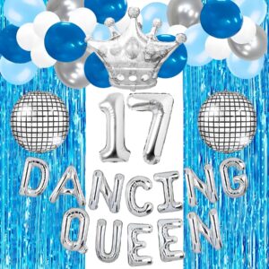 dancing queen party decorations 17 - mamma mia party decorations, glitter dancing queen banner disco ball decoration for mamma mia bachelorette party birthday decorations bridal shower