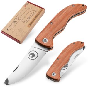 tivoli kids pocket knife folding knife safety knife for kids with safe rounded camping knife designed for children's outdoor camping with hanging holes pocket knife for boy’s first knife