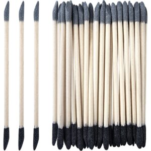 hinzic 20 pcs sanding sticks 5.5 x 0.2 inch double end matchsticks sanding twigs 150/280 grit fine detailing polishing tool for plastic models miniatures wood hobby stuffers