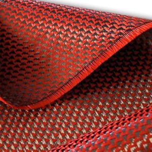 gathertool kevlar 3k carbon aramid fiber blended woven fabric aircraft jacquard pattern parts modified diy surface decorative fabric (size : 20cmx100cm)