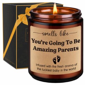 gspy candles, new parents gifts - new mom gifts, new dad gifts, mom and dad gifts for new parents - funny pregnancy, christmas, gender reveal gifts for parents to to, first time dad, mom to be