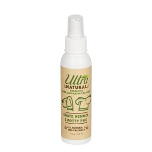 ultra natural crate, kennel, & potty pad probiotic odor eliminator 4 oz spray