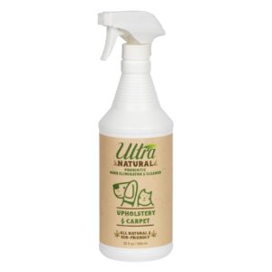 ultra natural carpet and upholster probiotic odor eliminator and cleaner 32 oz spray