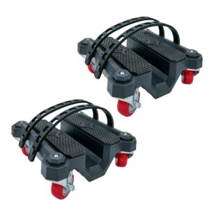 caliber rover 360 snowmobile dolly, heavy-duty casters hold 1,000 lbs, 2-pack