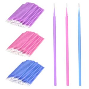 240pcs touch up paint brushes repair ultra-fine paint brushes for automotive paint chip repair,disposable micro paint chip applicators for detailing clearance cleaning (length: 4in tips:1.5/2/2.5mm)