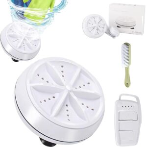 pocket washer for sink, pocketwasher, pocket washer for clothes, portable washing machine, usb powered mini turbine washing machine and dishwasher for travel & home (1pc 4 levels adjustable)