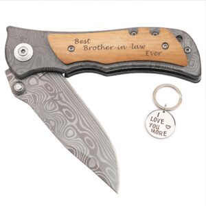 brother in law gifts from sister in law brother in law, best brother-in-law pocket knife gift, father's day gifts christmas birthday for my brother-in-law