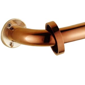 bathroom grab bars, brass grab bar,safety rail shower grab bar handle,bathroom wall mounted safety handrail, bathtubs showers toilet support safety barrier for disabled elderl (color : rose gold, s