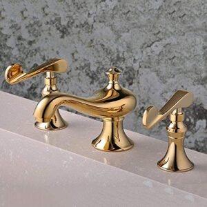 kitchen sink mixer tap, faucets three holes gold faucet selling creative the new bathroom bathtub water-tap cold heat plumbing hardware tap sink basin mixer taps