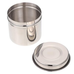 diyeah stainless steel medical jar - resistant gauze holder dressing unguent storage can sundry professional storage container