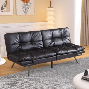 hcore bed, memory foam futon sofas, classic black