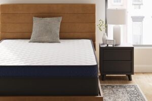 signature design by ashley king size medium firm 6 inch memory foam mattress with breathable quilted cover