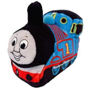 thomas train plush stuffed percy pillow buddy - super soft polyester microfiber (thomas, 4.5 inch)