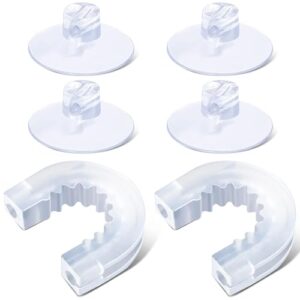 yeebeny bathroom shower caddy connector sucker with 4pcs professional strength large suction cups, easy to attach, replacement suction cups compatible with zenna home, simple houseware, multipurpose