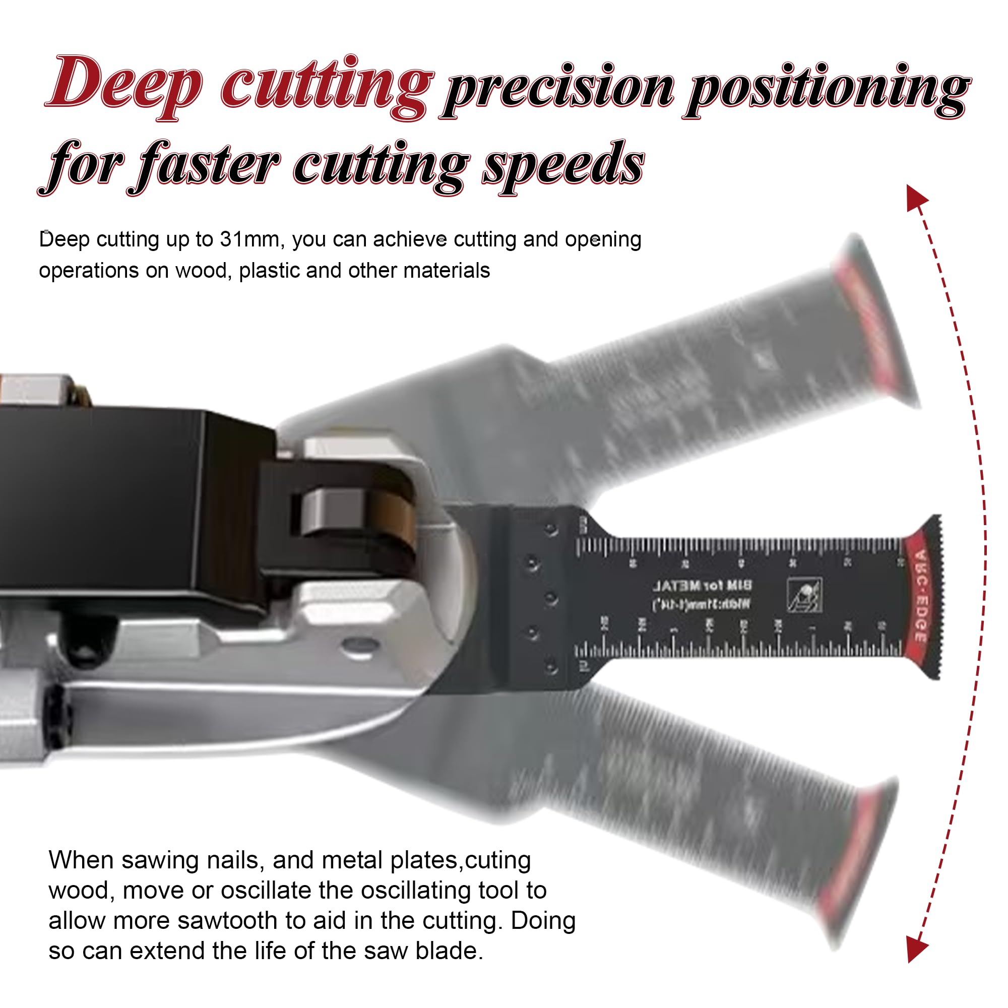 162𝑷𝑪𝑺 Oscillating Saw Blades Accessories - Multi Tool Blades and Sanding Kits - Precise Cuts on Wood, Metal, Plastics - Quick Release Compatible with Dewalt,Milwaukee Makita, Ryobi, Rockwell