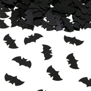 onlykxy 1200pcs halloween party confetti black bat confetti for halloween party table confetti and diy(bat)