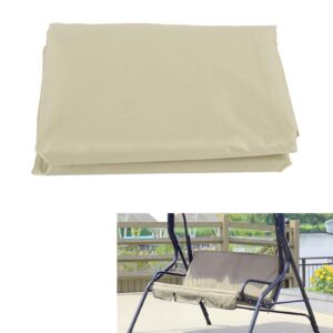 swing cover replacement cushions for outdoor swing, water-resistant cushion with ties 3 seater swing cushions for garden patio furniture 150 x 50 x 10cm