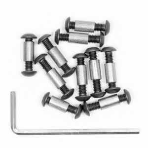 bps knives 10 pack handle screws rivets bolts fasteners with hex key - diy knife - essential knife making supplies for fixed blade knives - knife screw - knife making supplies