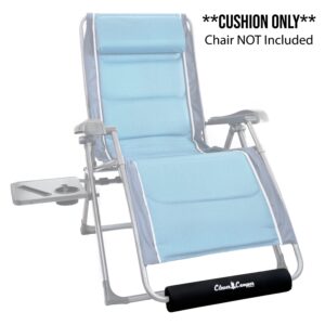 The Original Zero Gravity Chair Cushion for Foot Rest Allows You to Relax in Total Comfort – Great for Antigravity Outdoor Recliner Chair, Folding Camping Chair with Foot Rest – Large, 17.75"