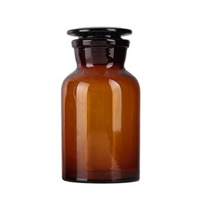 amber glass, wide mouth, reagent bottle, 60ml