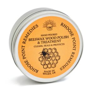 beeswax furniture polish & conditioner for wood enhances the natural beauty of oak pine beech & more seals & protects for a perfect finish bees wax polish (natural, 3.4 fl oz)