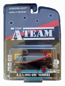 collectibles greenlight 44790-b the a-team (1983-87 tv series) 1983 gmc vandura 1:64 scale