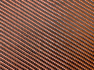 orange carbon fiber color hybrid cloth (3k, 5.7oz)