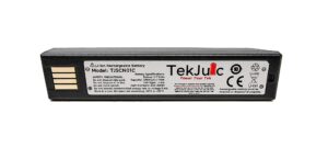 tekjuic replacement battery compatible with honeywell models voyager 1202 and 1452, xenon 1902, granit 1911i, 1981i handheld imager scanner bat-scn01