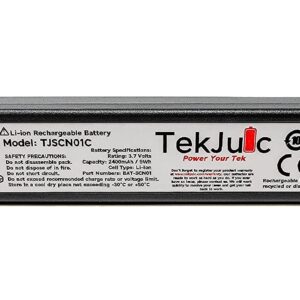 TekJuic Replacement Battery Compatible with Honeywell Models Voyager 1202 and 1452, Xenon 1902, Granit 1911i, 1981i Handheld Imager Scanner BAT-SCN01