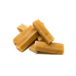 hotspot pets yak cheese himalayan dog chews for small dogs - all-natural long lasting hard cheese dog bones for puppy or light chewers - rawhide free dog treats (small - 16 pack)