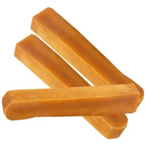 hotspot pets large himalayan yak cheese dog chew - 3 count thick rawhide free yak cheese chews, long lasting dog chew stick for agrgressive & power chewers