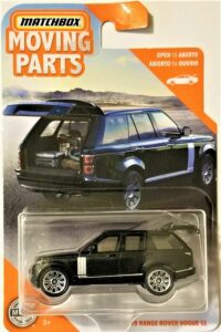 diecast matchbox moving parts 2018 range rovers vogue se, [black] 1:64 scale