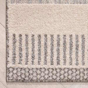 Well Woven Brer Beige Abstract Geometric Tribal Area Rug 3x5 (3'11" x 5'3")